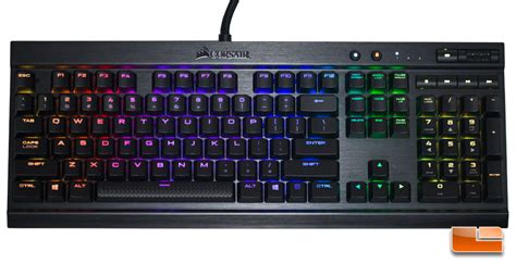 Corsair Gaming K70 RGB RAPIDFIRE Mechanical Keyboard Review Legit Reviews