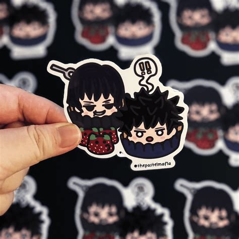 The Pastel Mafia Jujutsu Kaisen Toji Megumi Dango Cup Waterproof