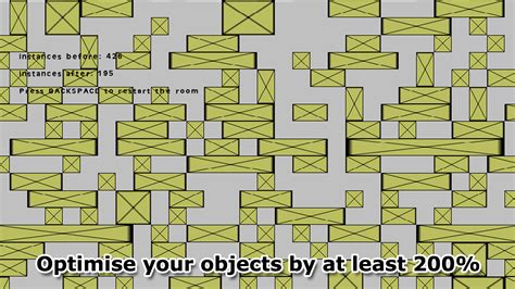 Optimise Objects By Nocturne Assets Gamemaker Marketplace