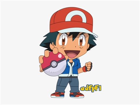 Ash Chibi By Adfpf Ash Ketchum Pokemon Ash Ketchum Chibi Png Free Transparent Png