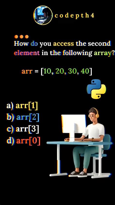 C O D E P T H 4 Choose The Correct Option Follow Codepth4 Python