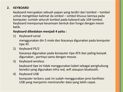 Ppt Perangkat Input Dan Output Powerpoint Presentation Free Download