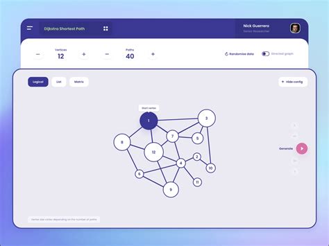 Shortest Path Simulation App By Raw Ux On Dribbble
