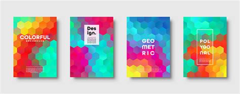 육각형 다각형 추상적 배경 다채로운 삼각형 그라데이션 디자인 낮은 폴리 육각형 모양 배너 벡터 일러스트레이션 3차원 형태에 대한 스톡 벡터 아트 및 기타 이미지 Istock