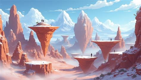 Free Surreal Desert Platforms Image Surreal Fantasy Floating