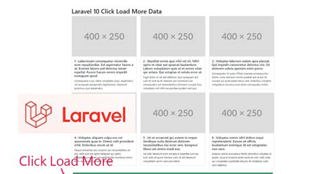 Laravel 10 Click Load More Data Tutorial101