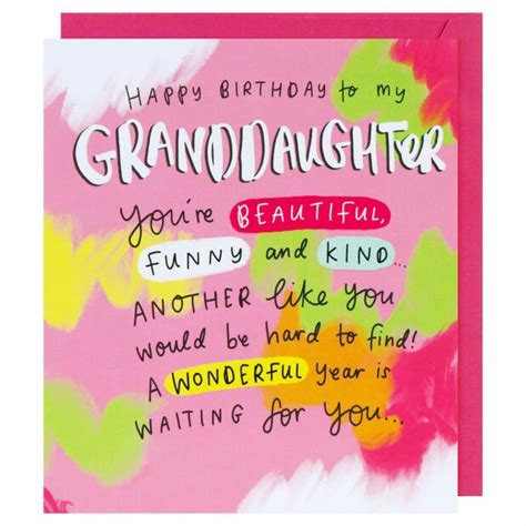 Granddaughter Birthday Card Quotes