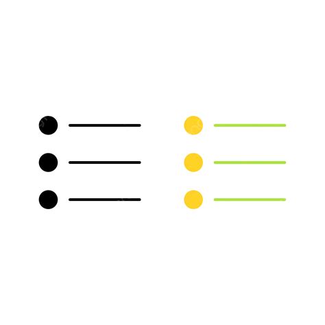 Menu Buttons Set Icon Tiles Circles Settings Vector Menu Buttons Set