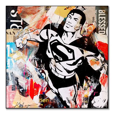 Superman Pop Art Superman Two Tone Background Pop Art By Thegreatdevin
