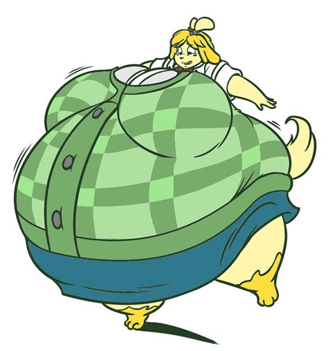 Fat Bloated Big Boobed Isabelle Acnl Colored By Xxxxxxlbelly On Deviantart