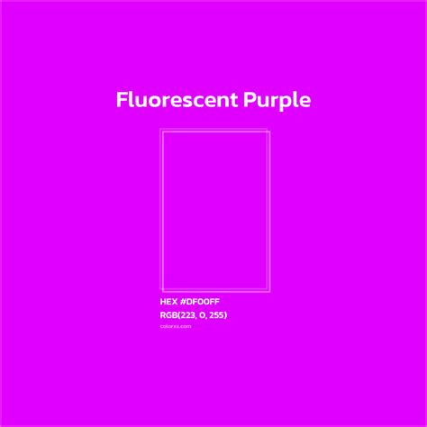 About Fluorescent Purple Color Codes And Meaning Matching Colors