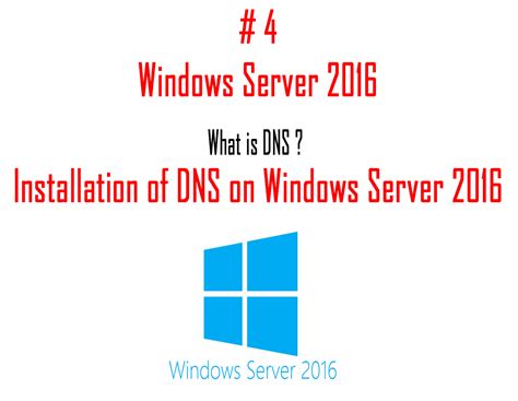 What Is DNS Installation Of DNS On Windows Server 2016 Security Cipher