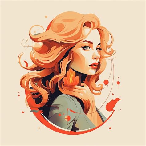 Premium Photo Redhead Illustration