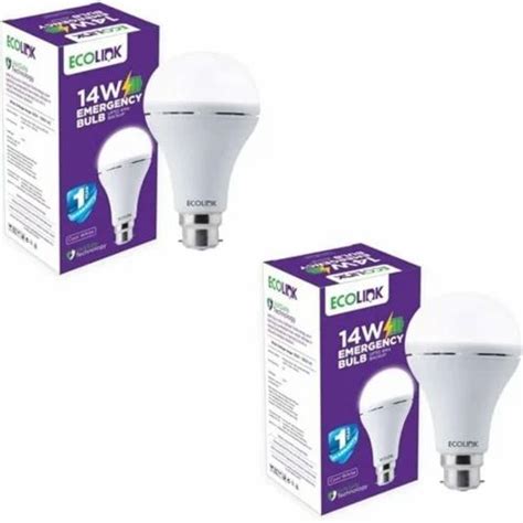 14w Ecolink Emergency Led Bulb Cool White At Rs 305 Piece In Kota Id