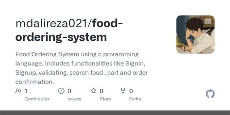 GitHub Mdalireza021 Food Ordering System Food Ordering System Using
