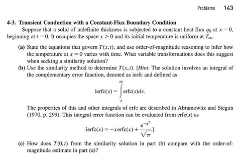 4 3 ﻿transient Conduction With A Constant Flux