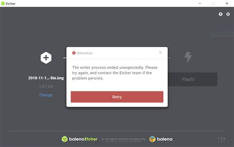 Flashing Of RaspberryPi Image To SSD Fails BalenaEtcher BalenaForums
