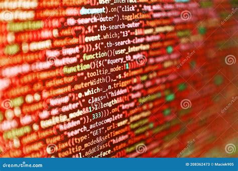 Php Development Software Site Code Coding Css On Mornitor At The