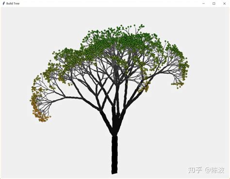 实践 使用python画一棵递归分形树 哔哩哔哩