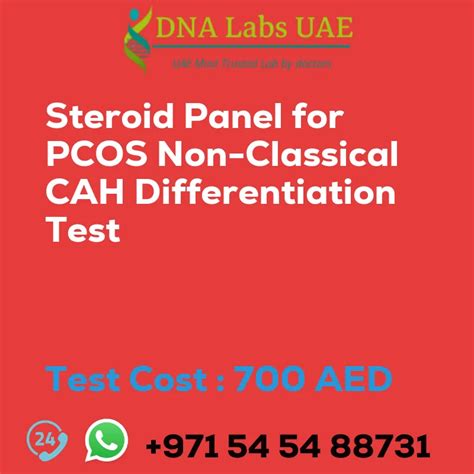Steroid Panel For Pcos Non Classical Cah Differentiation Test Cost