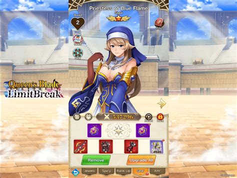 Sold Queens Blade Limit Break Account 3 5m Power 22 Spicy Poses
