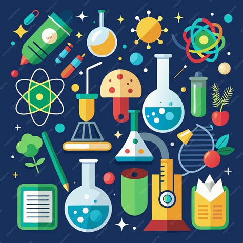 Science Clip Art Vector Illustration Design Premium Ai Generated Vector