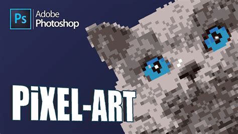 Как сделать пиксель арт в Photoshop Уроки по Adobe в 2025 году