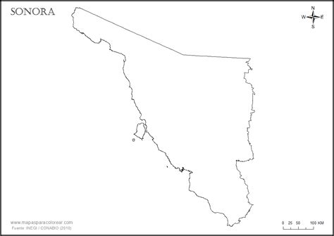 Mapa De Sonora Con Municipios Mapas De Sonora México Hqrju