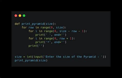 Python Program To Print A Half Pyramid In Star Codevscolor