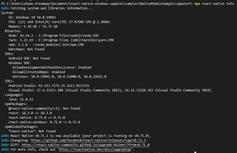 Unable To Run Nativemodulesample · Microsoft React Native Windows · Discussion 11183 · Github