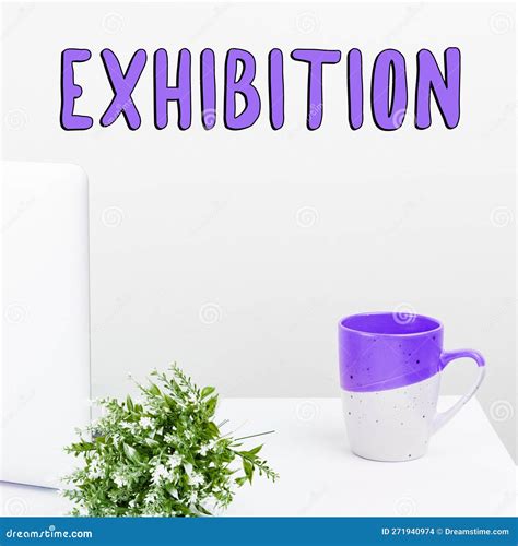 Text Caption Presenting Exhibition Business Approach And Act Of
