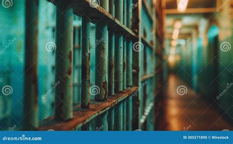Empty Jail Cell With An Open Door AI Generated Stock Illustration Illustration Of Confined
