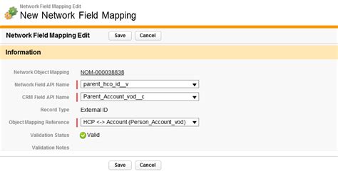 Network Field Mapping