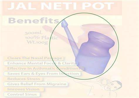 Jan Neti Pot 500ml Use For Nasal Saline Irrigation Therapy Jalneti