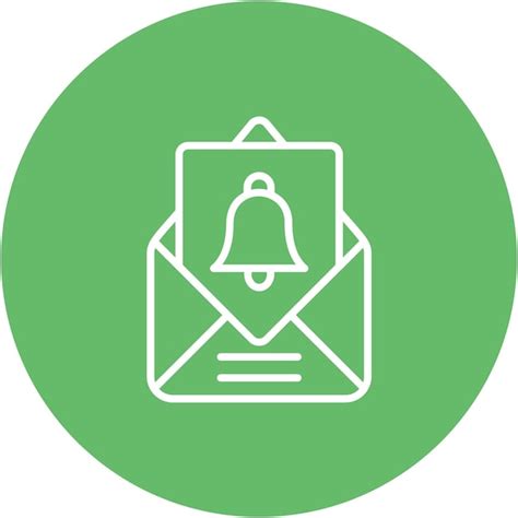 Premium Vector Email Notification Vector Illustration Style