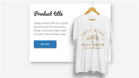 html and css product page