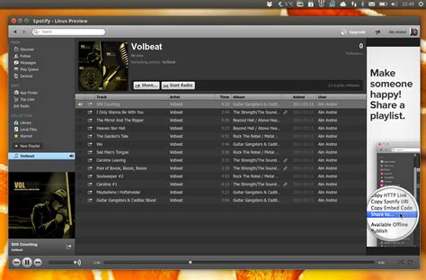 Native Spotify For Linux Client Updated With New Dark Design R