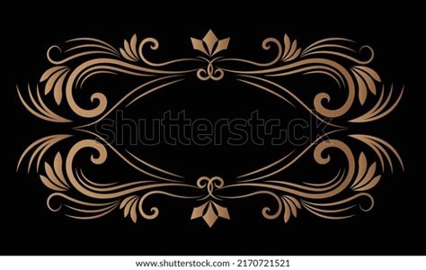 Decorative Templates Elegant Classical Decor Stock Vector Royalty Free