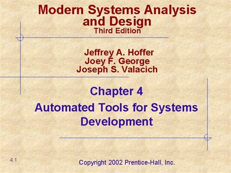 Modern Systems Analysis And Design Third Edition Jeffrey