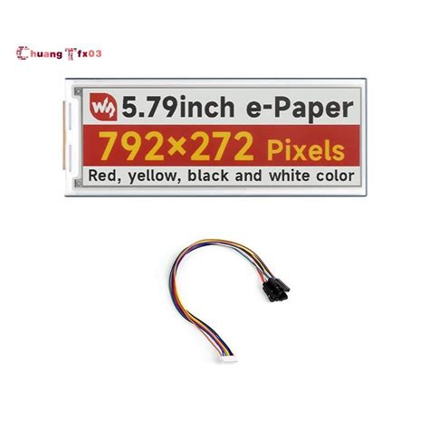 Waveshare 579inch E Ink Screen Module Electronic Paper Screen Module Spi Display Module 792x272