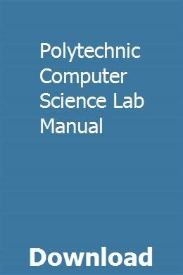 Polytechnic Computer Science Lab Manual Pdf Download Tenth Grade