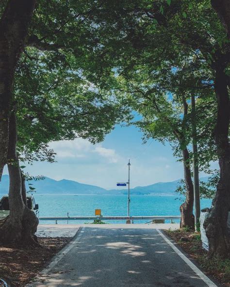 경이로운 필름 I 꽃놀이 I 여행 I 숙소 I 카페 I 먹방 I On Instagram 나만의바다를찾아서 🌊👀 자연이 만들어준 프레임 속에 들어가기만 하면 된다규