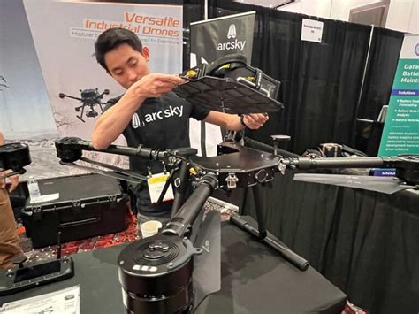arcskyのハイブリッドエンジンドローン「x55」[commercial uav expo 2023] drone