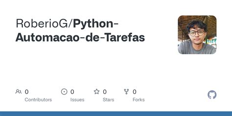 GitHub RoberioG Python Automacao De Tarefas