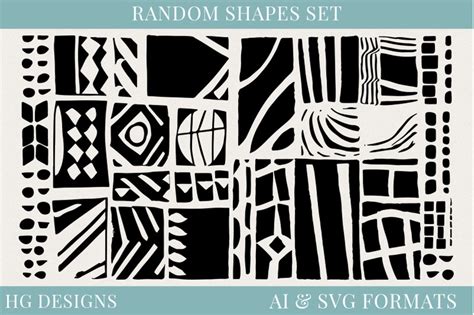 Free Random Shapes Set By Thehungryjpeg Thehungryjpeg