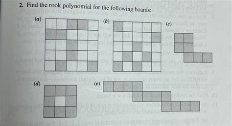 I Nees To Find The Rook Polynomial Of This Board I
