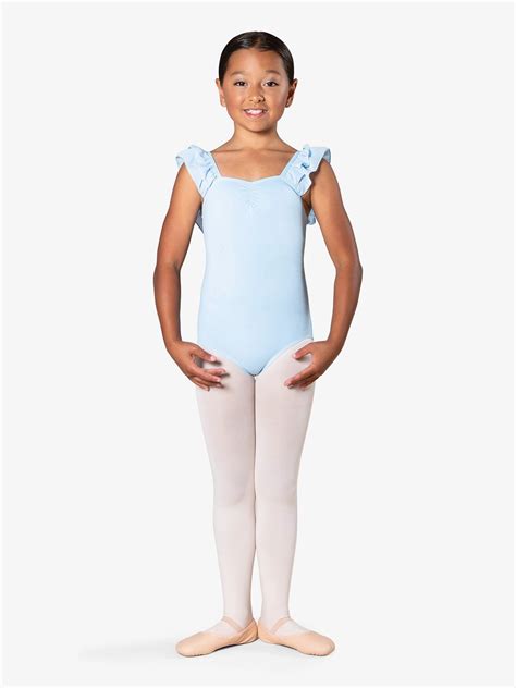Girls Ruby Flutter Sleeve Leotard Tanks Energetiks CL38 DiscountDance Com