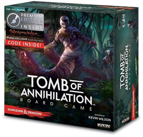 Dungeons And Dragons Tomb Of Annihilation Board Game Premium Edition