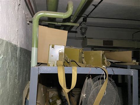 Abandoned Soviet Bunker With Stacked Items