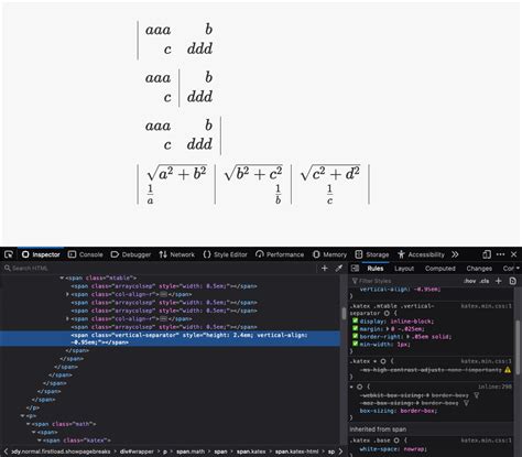 Latex Array Vertical Divider Displays Incorrectly · Issue 2556 · Streamlitstreamlit · Github